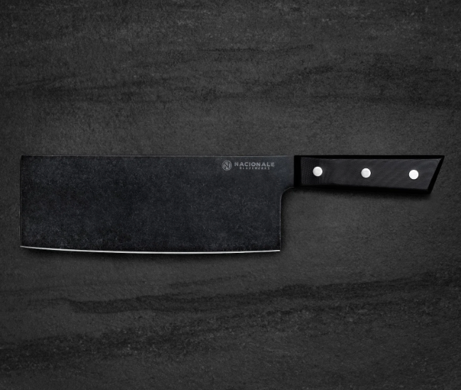 Full Tang Chinese Cleaver • G10 Composite Scales • Nacionale Blade Wor ...